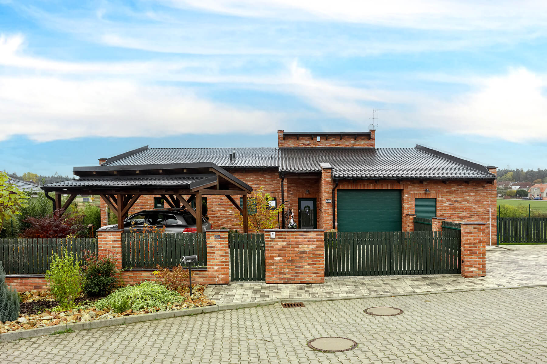 Cihlové ploty - LícovéZdivo.cz